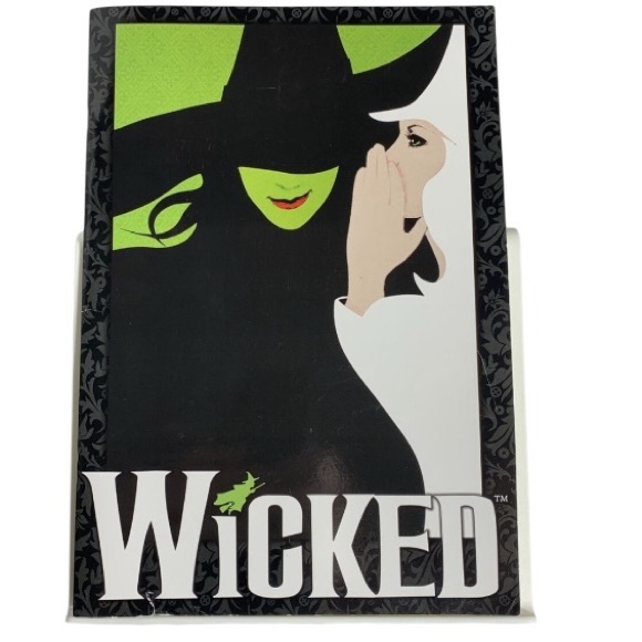 Art | Wicked Musical Program Book With Green And Black Design | Poshmark